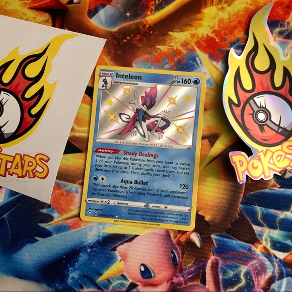 Pokemon | Other | Pokemon Inteleon Card Shining Fates New | Poshmark